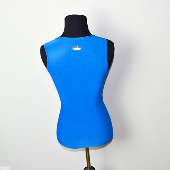 Under Armour | Tops | Under Armour Heat Gear Blue Top | Poshmark